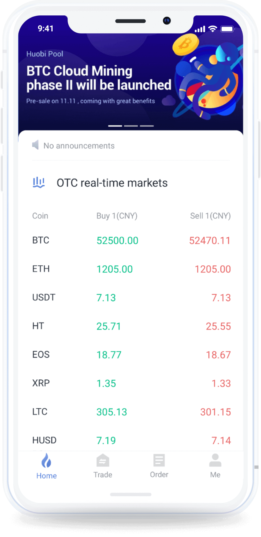 Huobi Clone App Script | Try LIVE DEMO Now - Opris