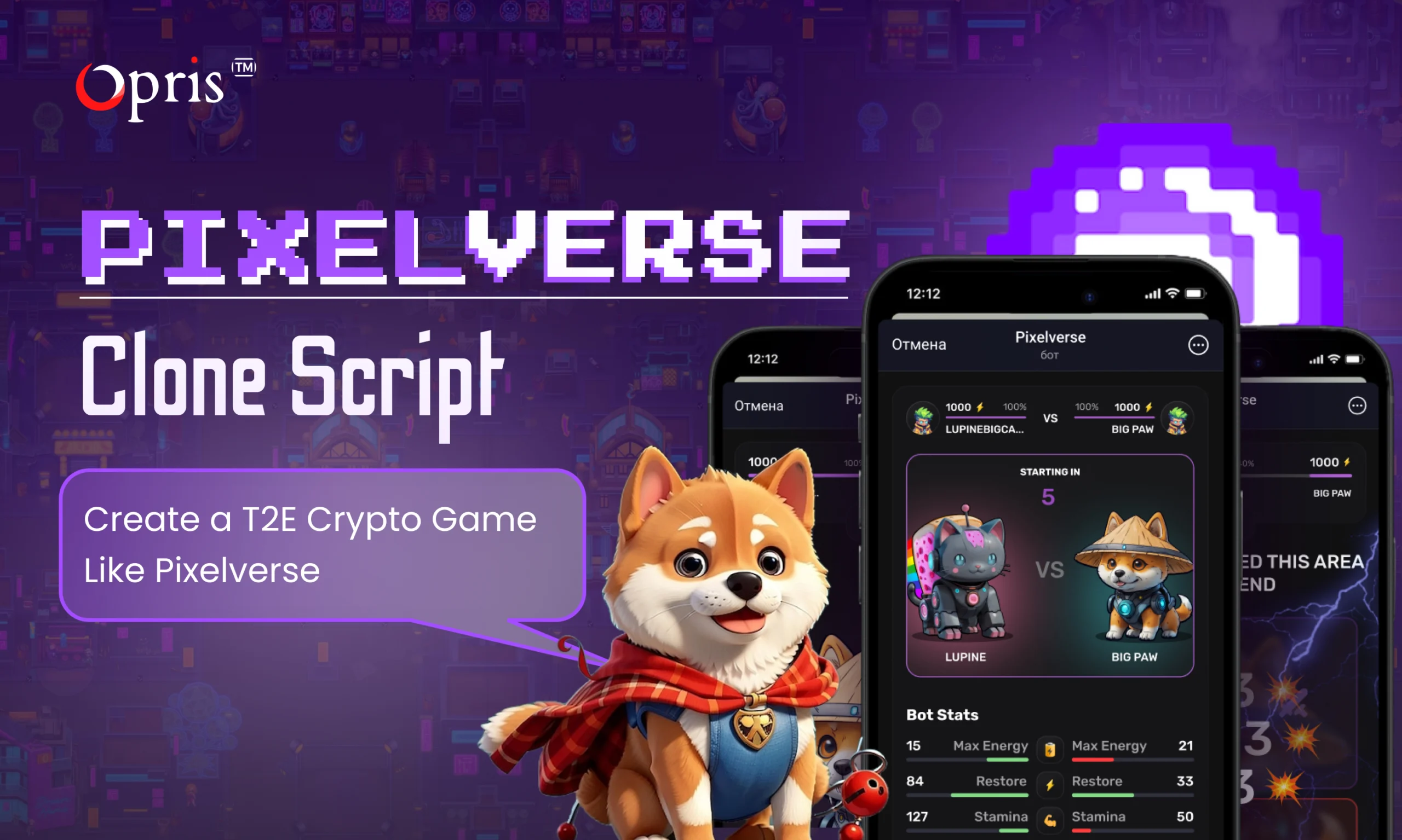 Pixelverse Clone Script - Launch a T2E game like Pixelverse